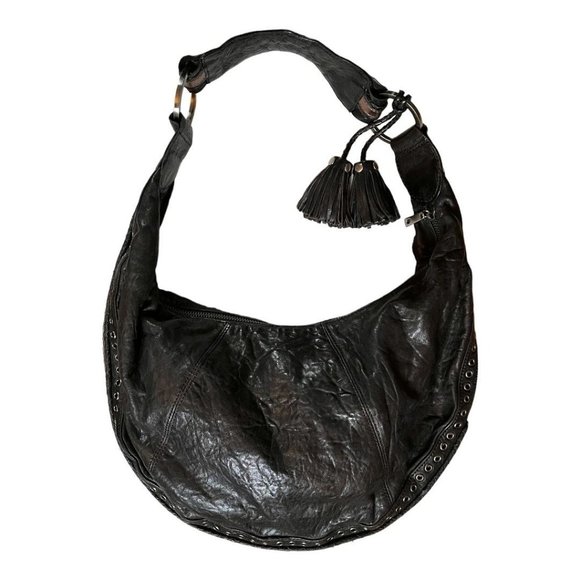 Junior Drake | Bags | Y2k Junior Drake Black Leather Silver Hardware ...